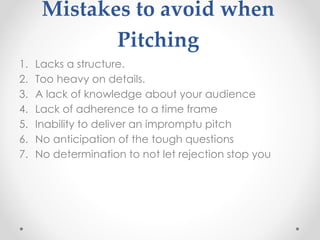 Pitch like a pro | PPTX