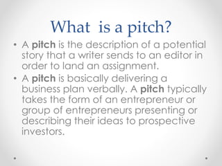 Pitch like a pro | PPTX