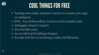 Conf 2018 Track 2 - Try Elm | PPT