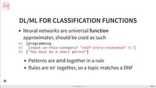 A Clojure Fusion of Symbolic and Data Driven AI | PPT