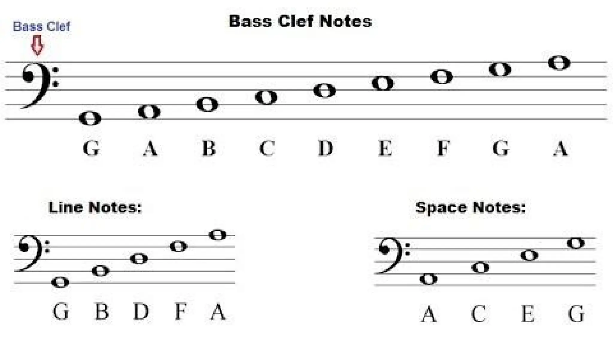 MUSIC: Pitch names Grade 4 (G clef and F clef) | PPTX