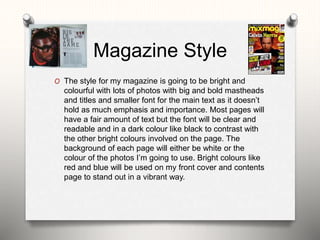 Pitch plan for magazine | PPT