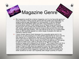Pitch plan for magazine | PPT