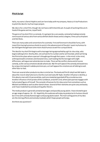 Pitch script | DOCX