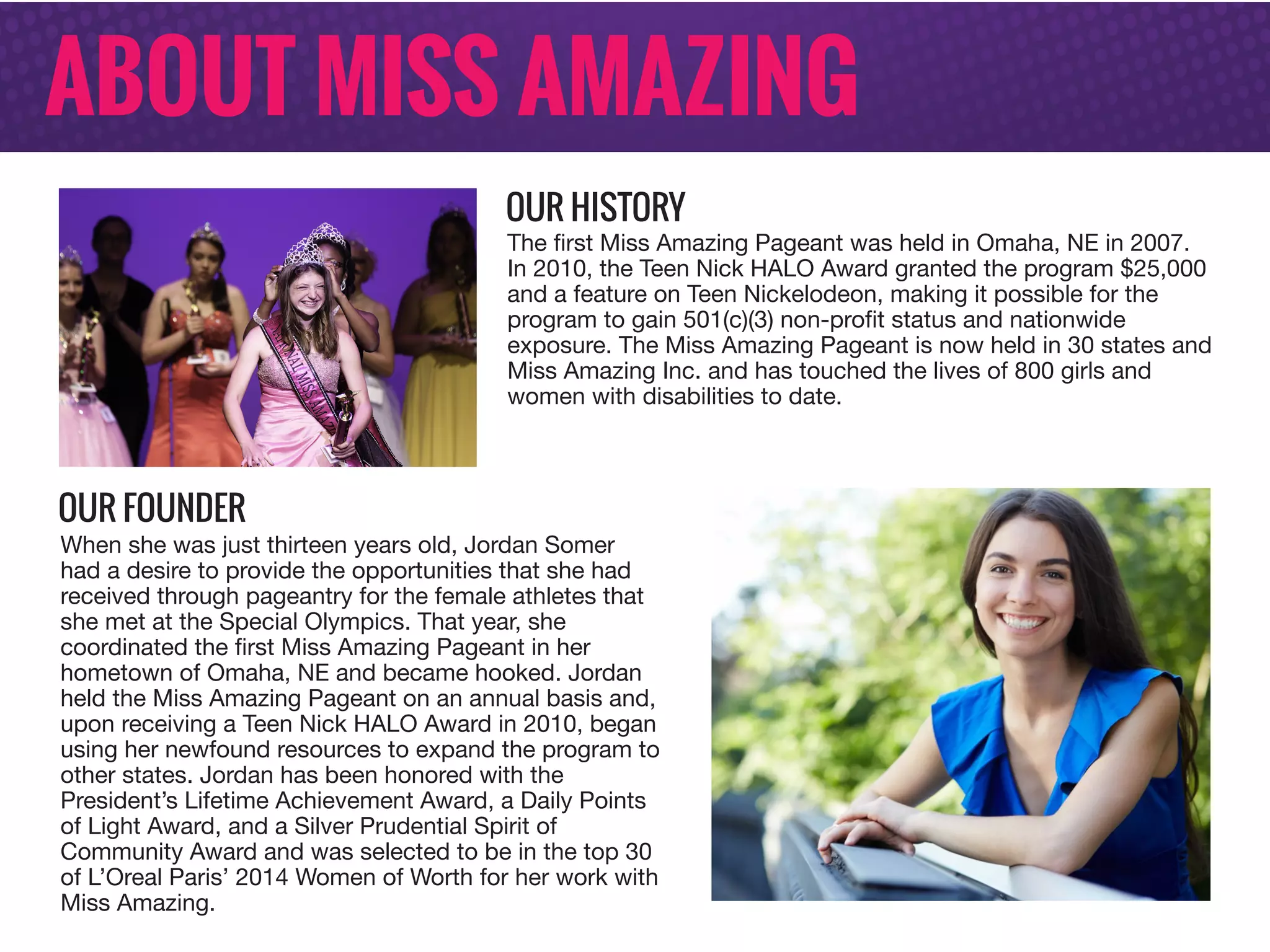 Sponsorship Proposal- 2016 National Miss Amazing Pageant | PDF