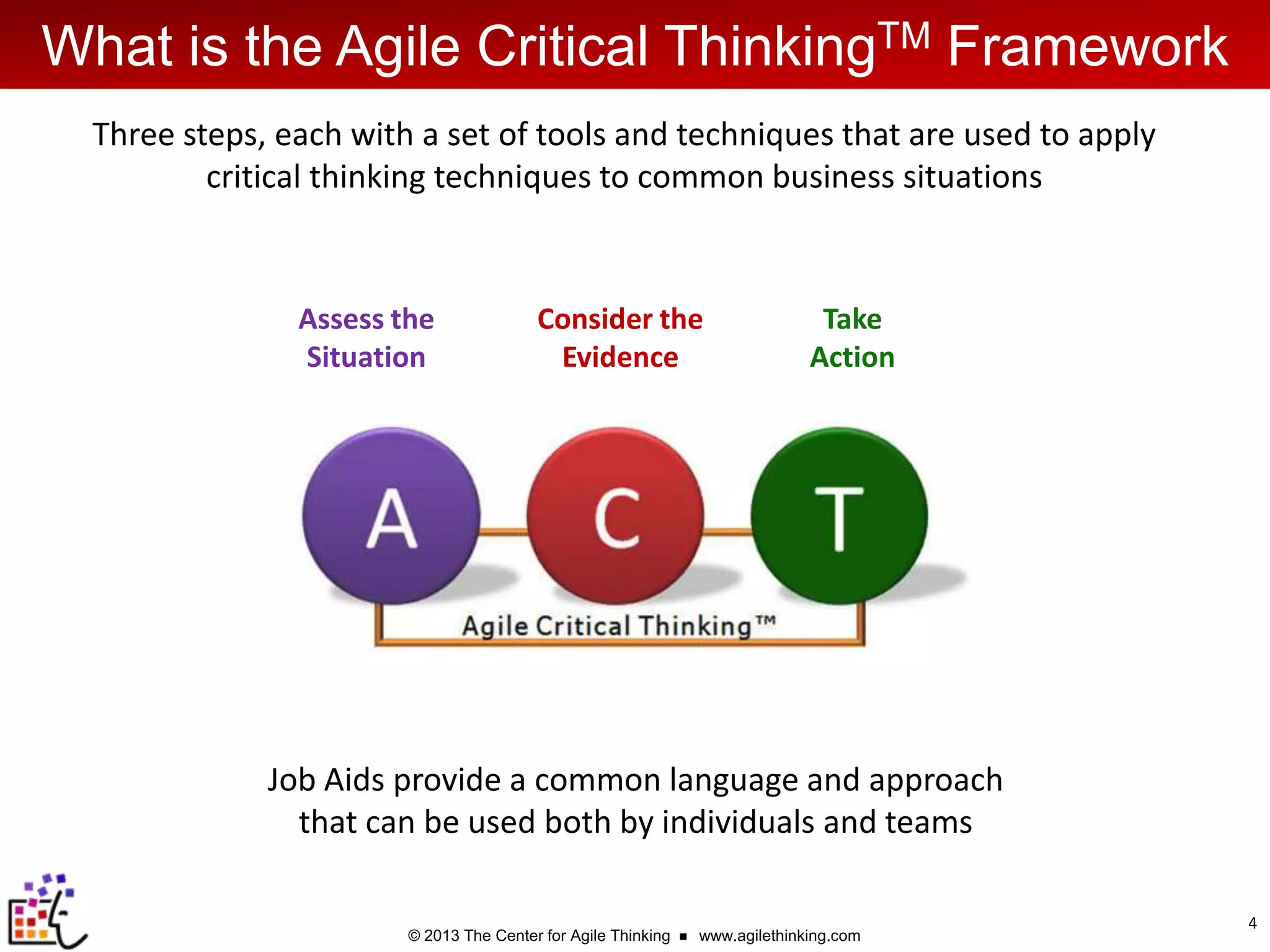 The Center for Agile Thinking: Client Pitch | PPTX