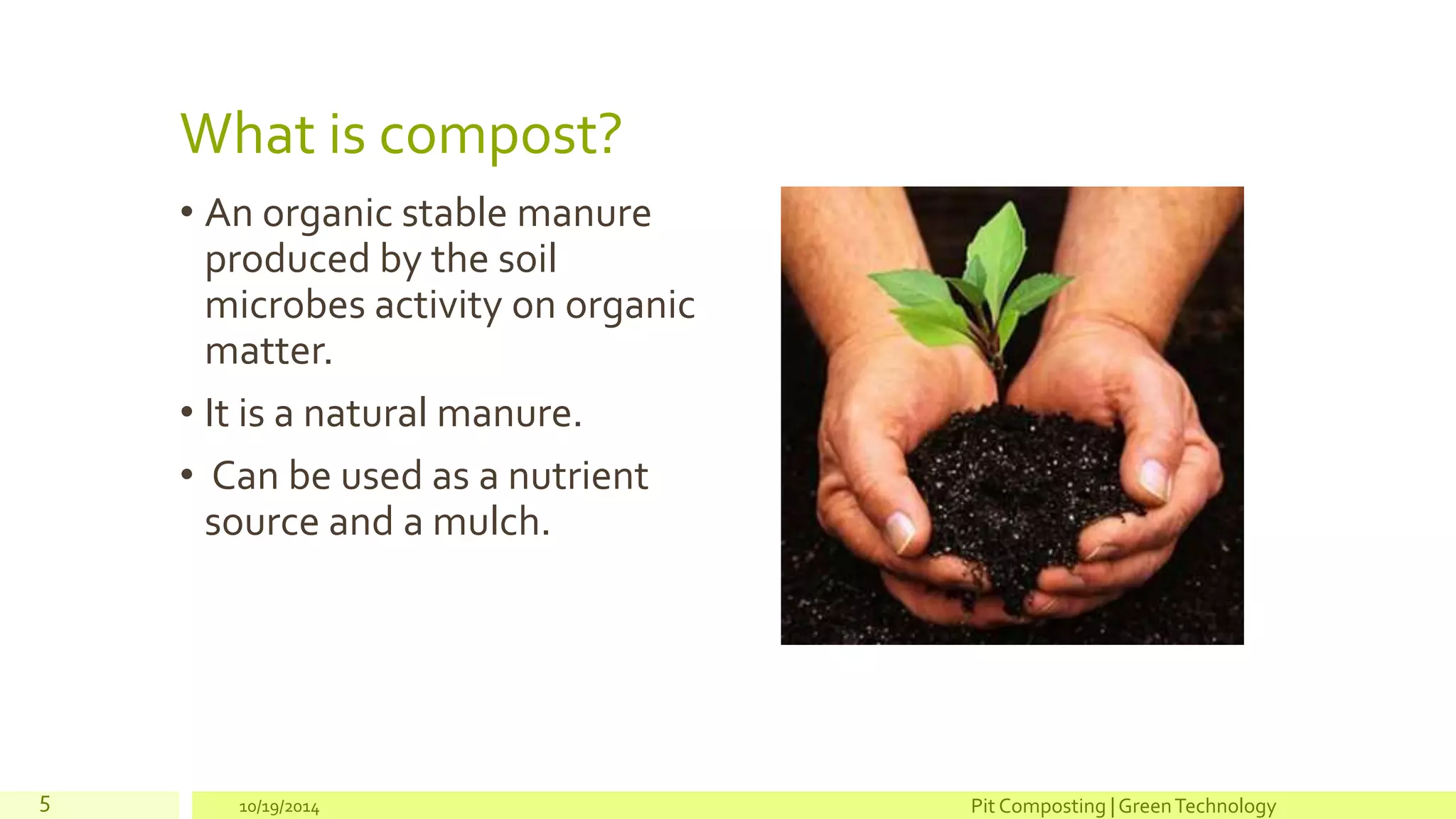 Pit compost | PPTX