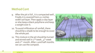Pit compost | PPTX