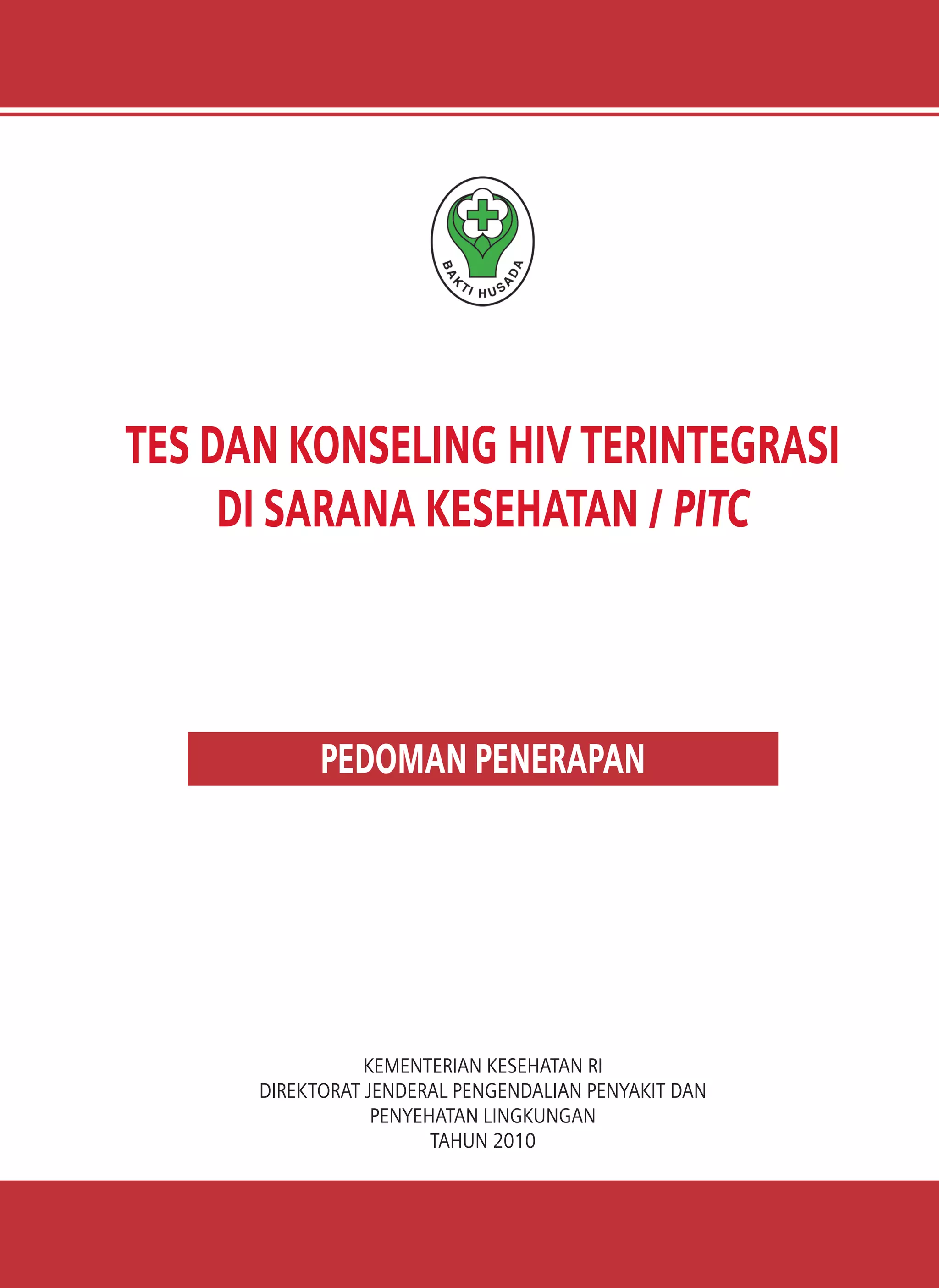 Juknis HIV: Pedoman PITC | PDF