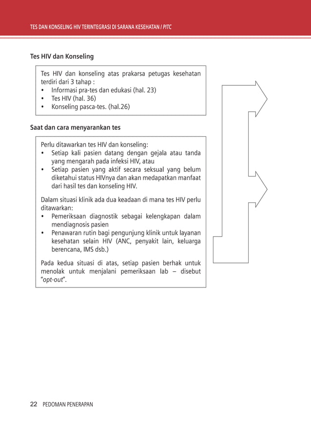 Juknis HIV: Pedoman PITC | PDF