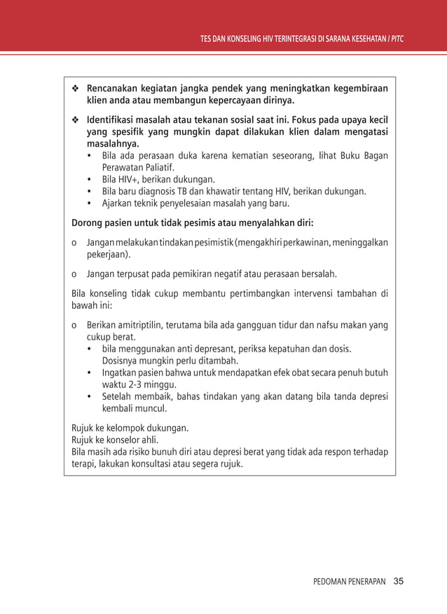 Juknis HIV: Pedoman PITC | PDF