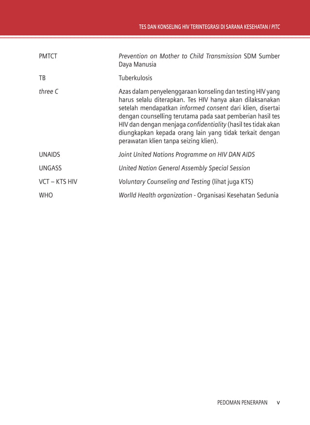 Juknis HIV: Pedoman PITC | PDF
