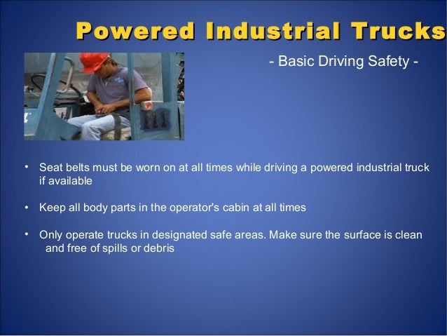 Powered Industrial Trucks Safety