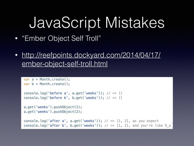 Avoiding Common Pitfalls in Ember.js