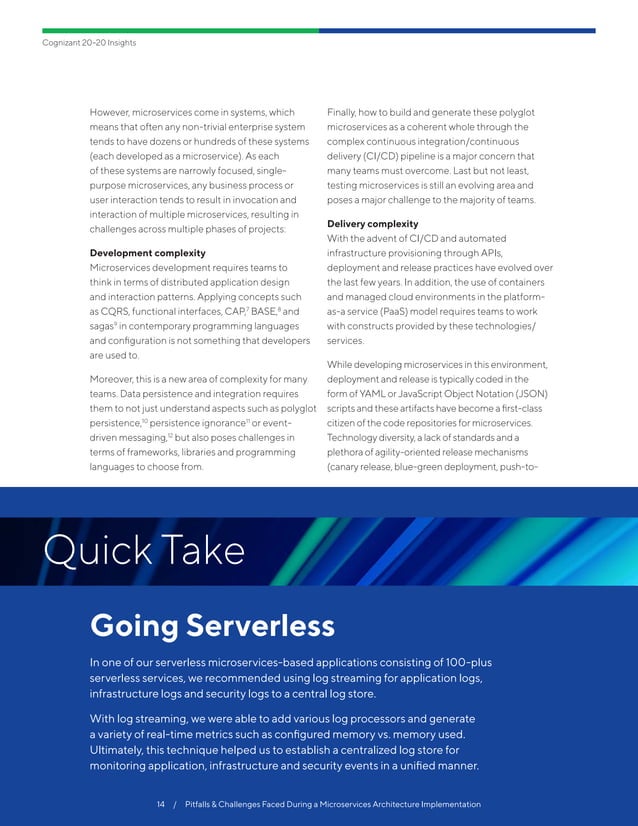 Pitfalls & Challenges Faced During a Microservices Architecture Implementation | PDF
