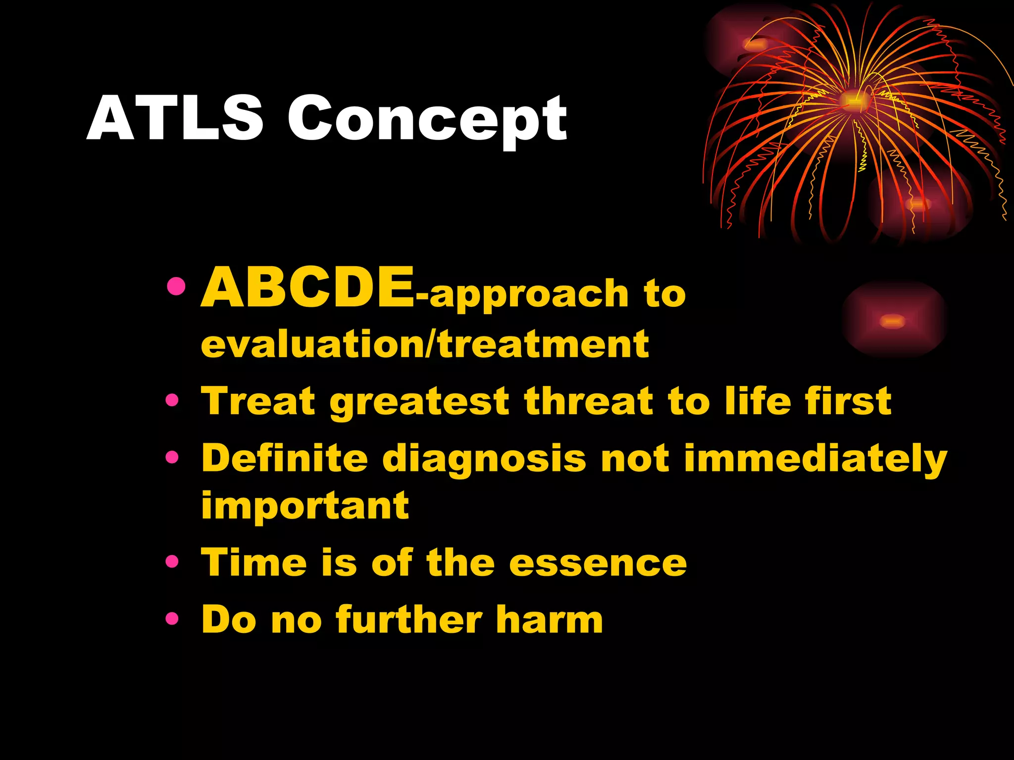 Pitfalls in ATLS 2007-12 | PPT