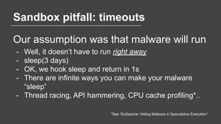 Pitfalls and limits of dynamic malware analysis | PDF
