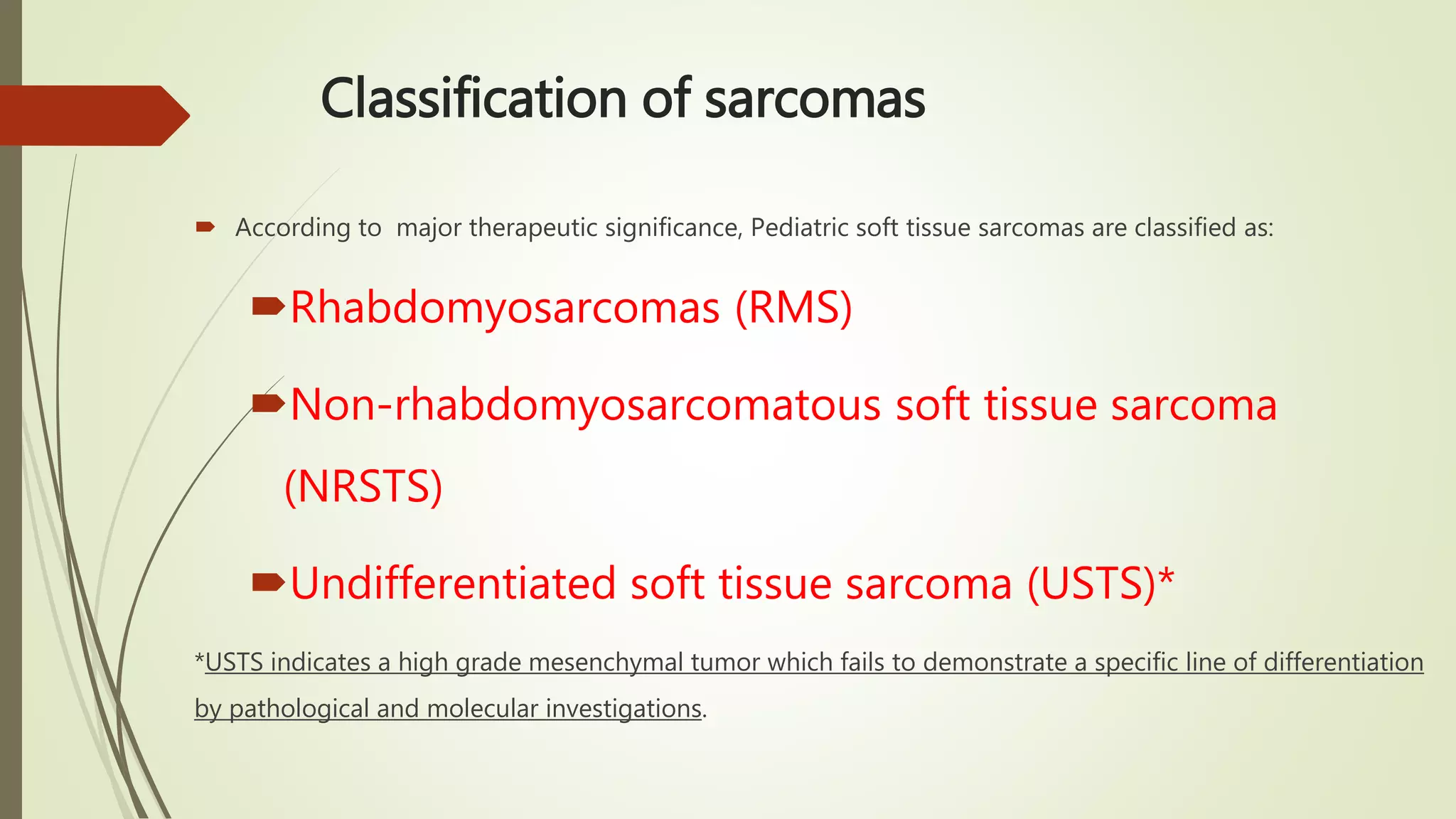 Pitfalls In Diagnosis Of Soft Tissue Tumors Of Childhood Pptx