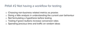 A/B Testing: Common Pitfalls and How to Avoid Them | PPT