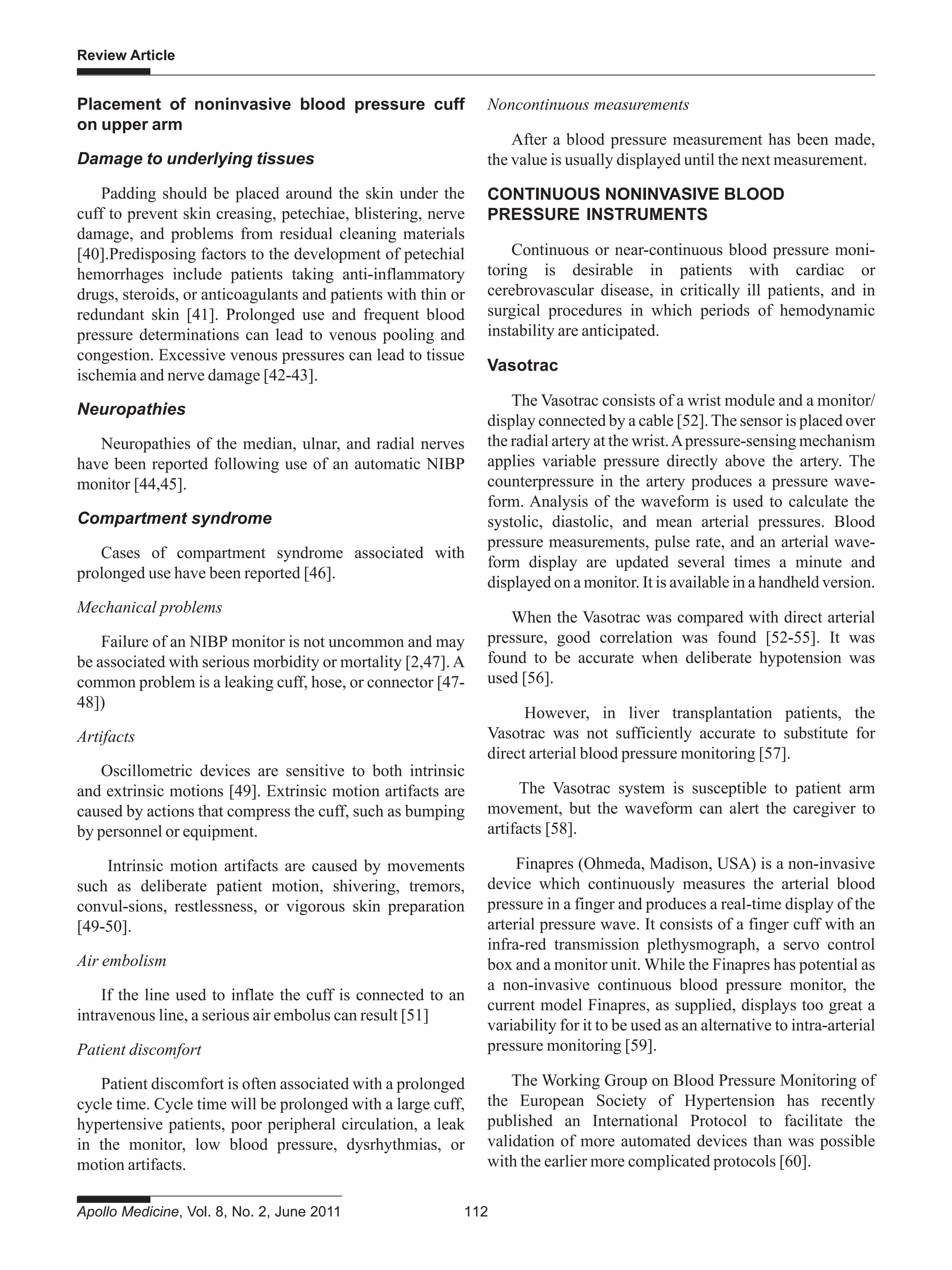 Pitfalls of Noninvasive Hemodynamic Monitoring | PDF