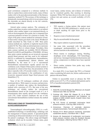 Pitfalls of Noninvasive Hemodynamic Monitoring | PDF