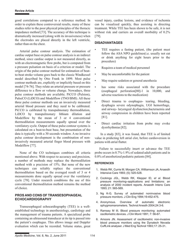 Pitfalls of Noninvasive Hemodynamic Monitoring | PDF