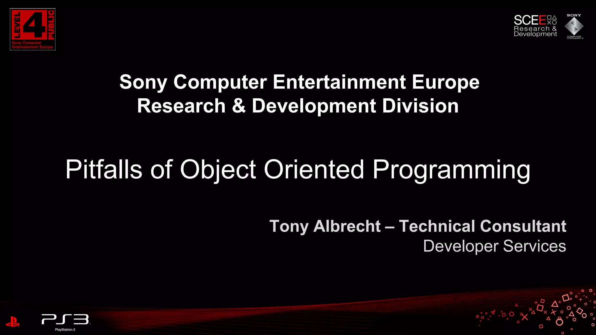 Pitfalls Of Object Oriented Programming Ppt