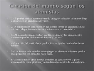Pitágoras y los atomistas | PPT | Physics | Science