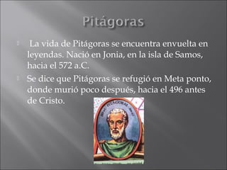 Pitágoras y los atomistas | PPT | Physics | Science