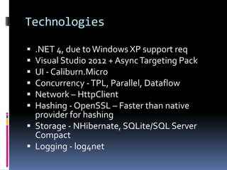 Pithos - Architecture and .NET Technologies | PPT