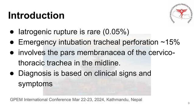 Post Intubation Tracheal Laceration.pptx