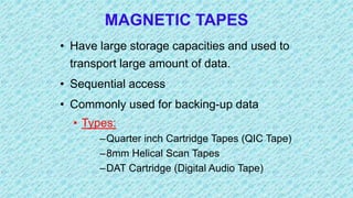 Memory and storage devices | PPTX