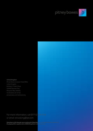 Pitney Bowes e-invoicing | PDF