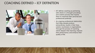 Manage as a Coach: Transform Employee Engagement and Relationships | PPT