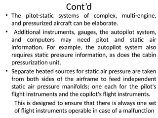 Comprehensive Overview of Pitot-Static Systems and Altimeters in ...