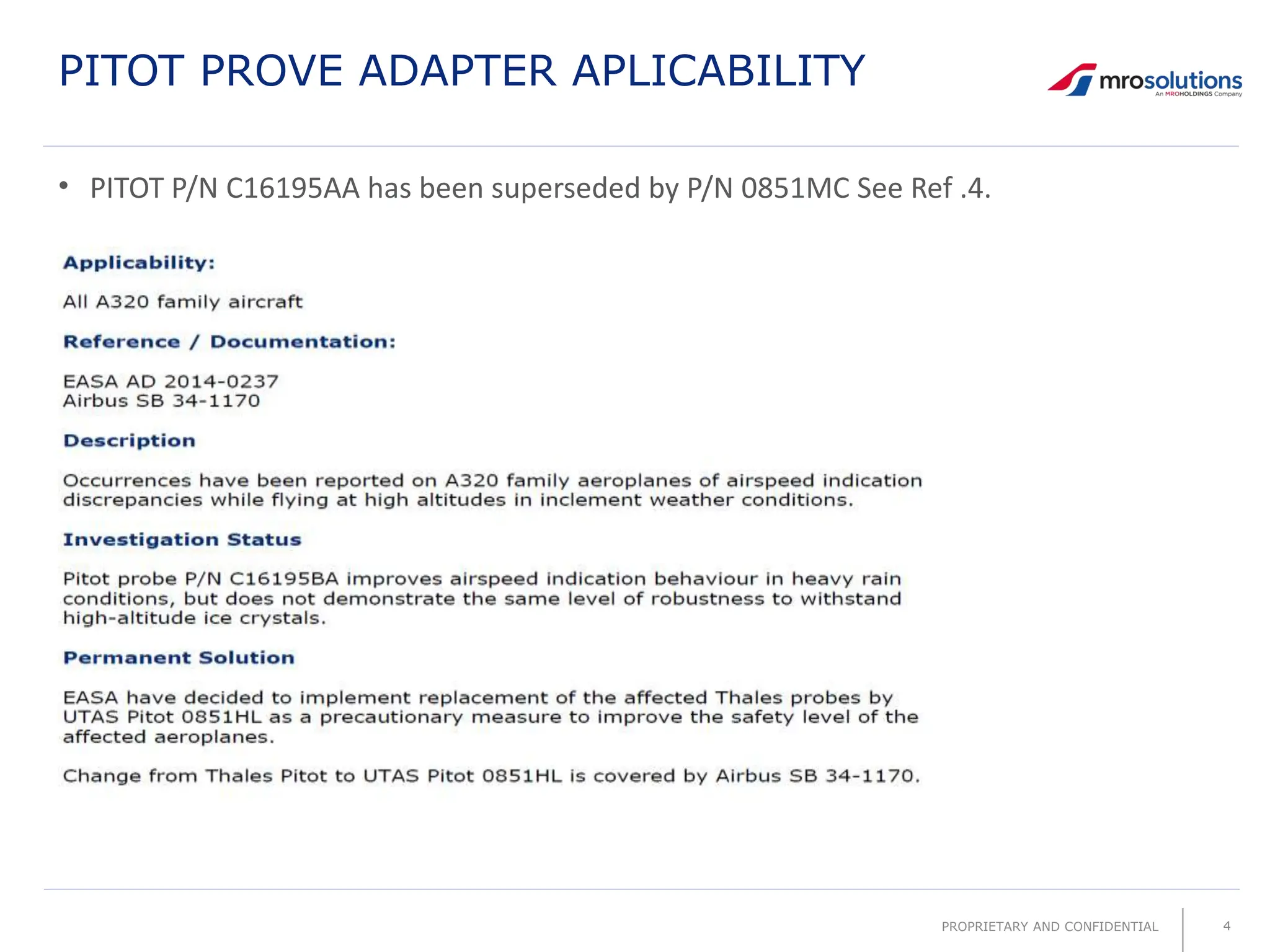 Pitot probes explanation for A320 family | PPTX