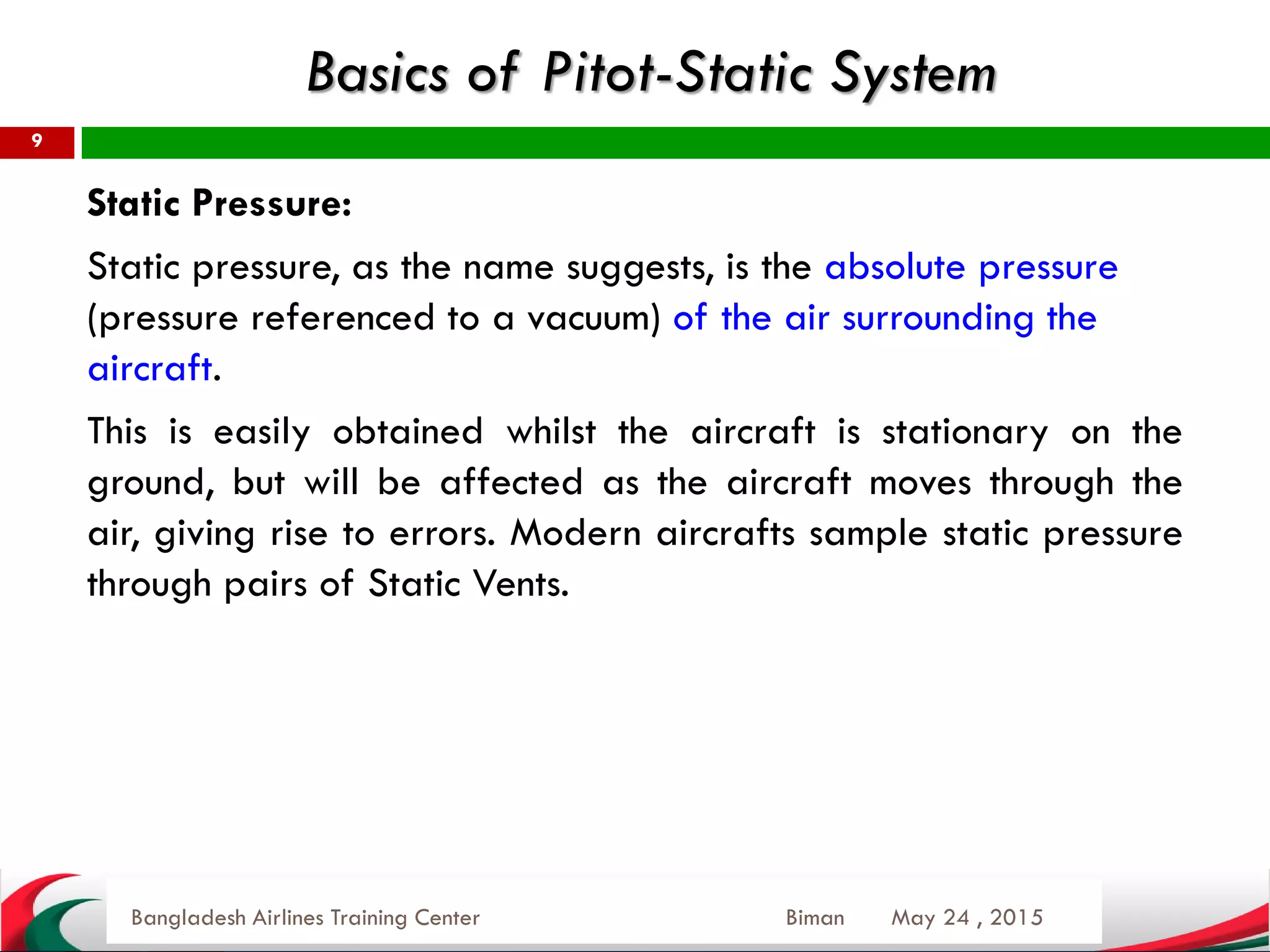 Pitot static system | PDF