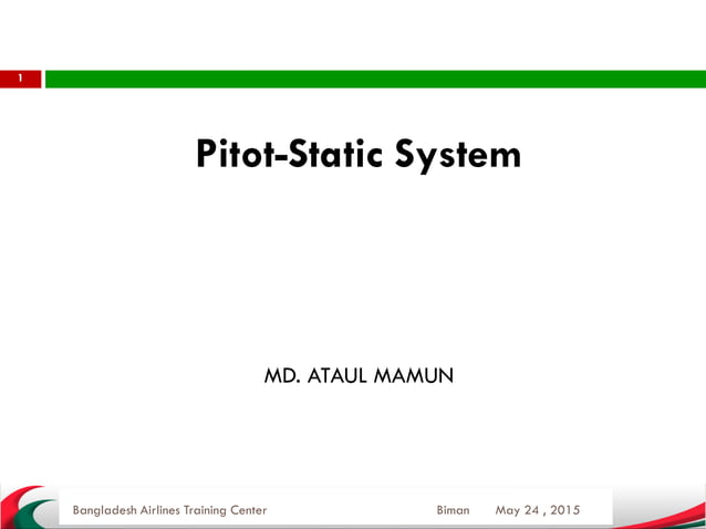 Pitot static system | PDF | Air Travel | Travel Type
