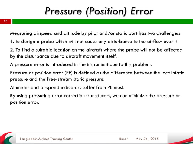 Pitot static system | PDF | Air Travel | Travel Type