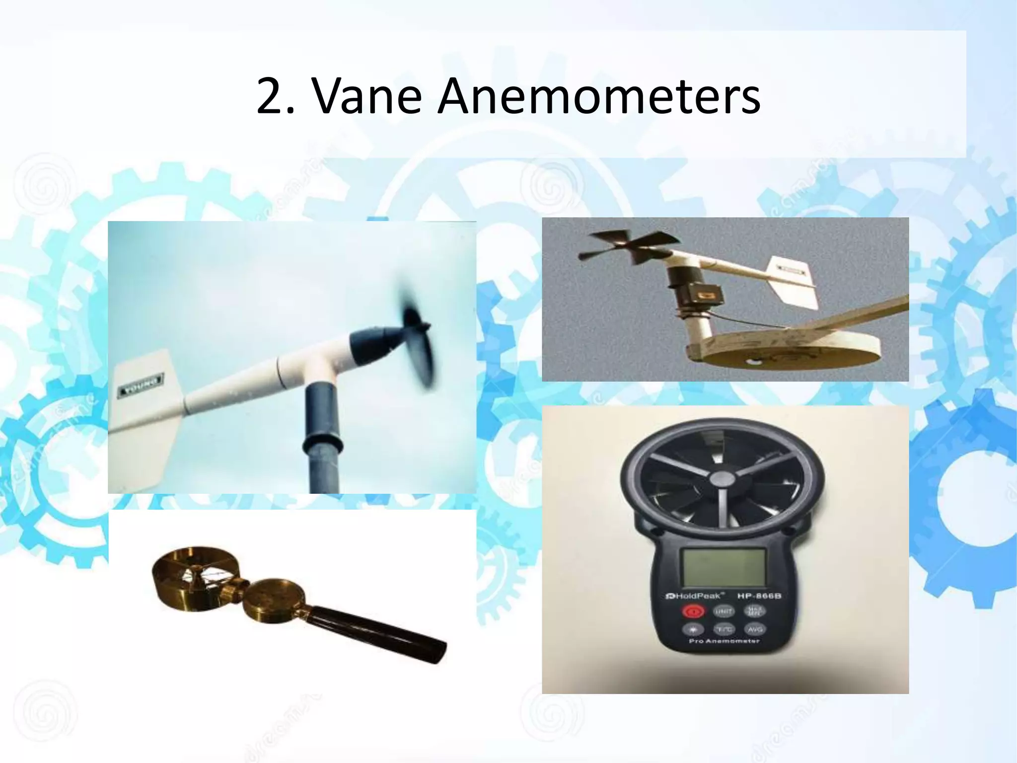 Pitot tube, anemometer and their types | PPTX