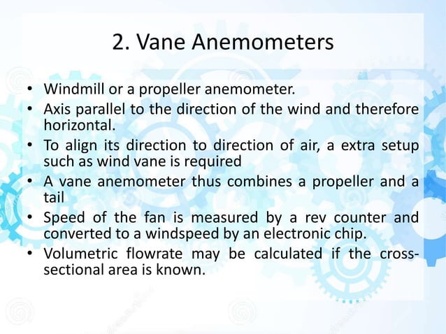 Pitot tube, anemometer and their types | PPTX | Physics | Science