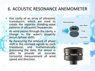 Pitot tube, anemometer and their types | PPTX