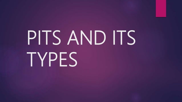 Pits and its types by Sohail | PPTX | Gardening | Home & Garden