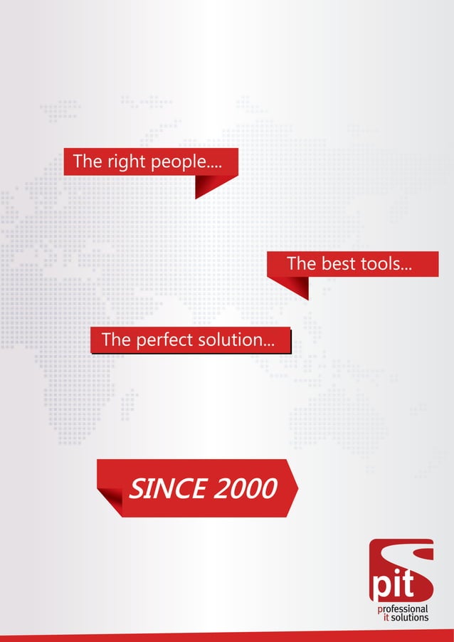 PIT Solutions - Brochure | PDF | Technology & Computing