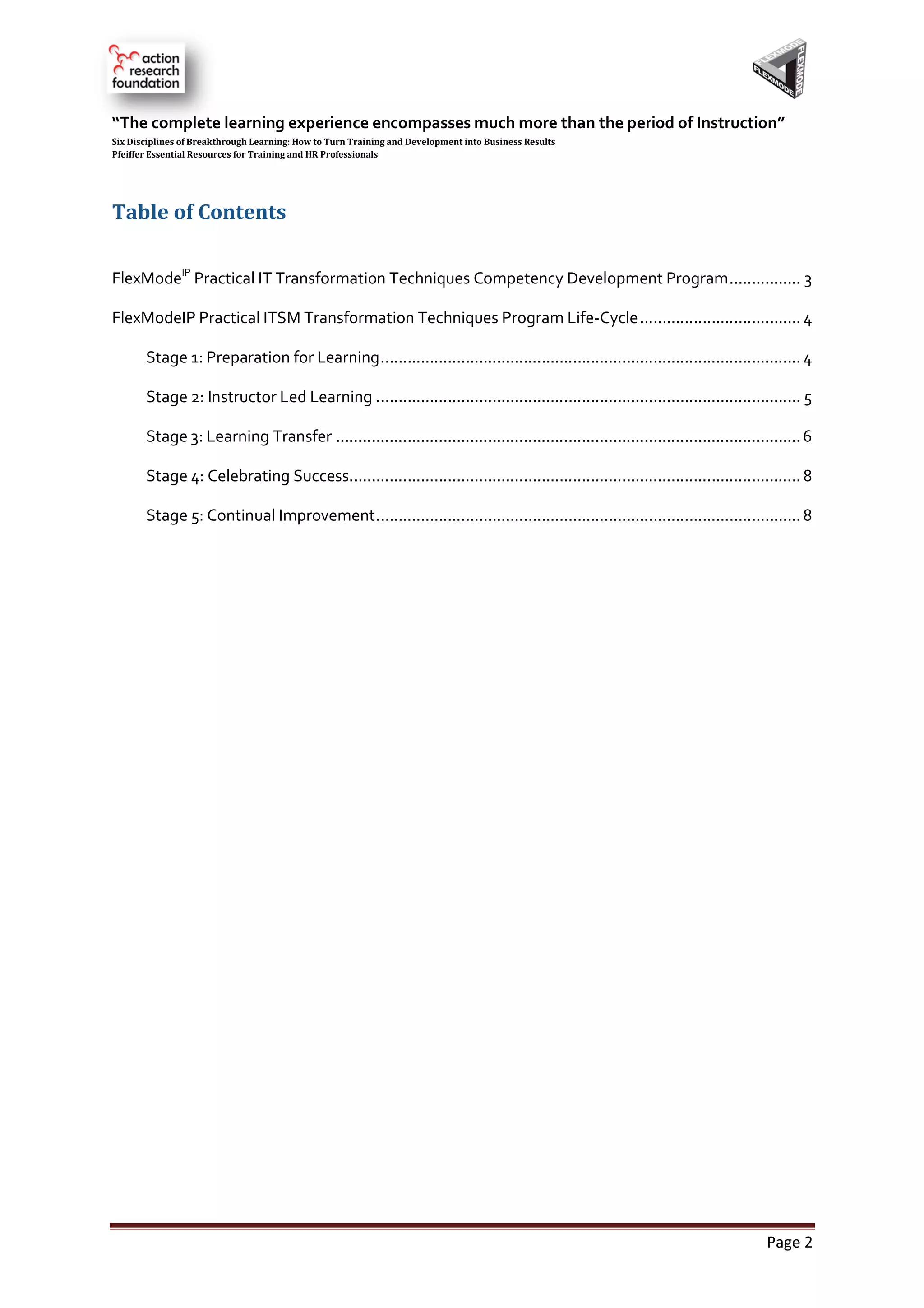 Practical ITSMS Transformation Techniques Competency Building | PDF