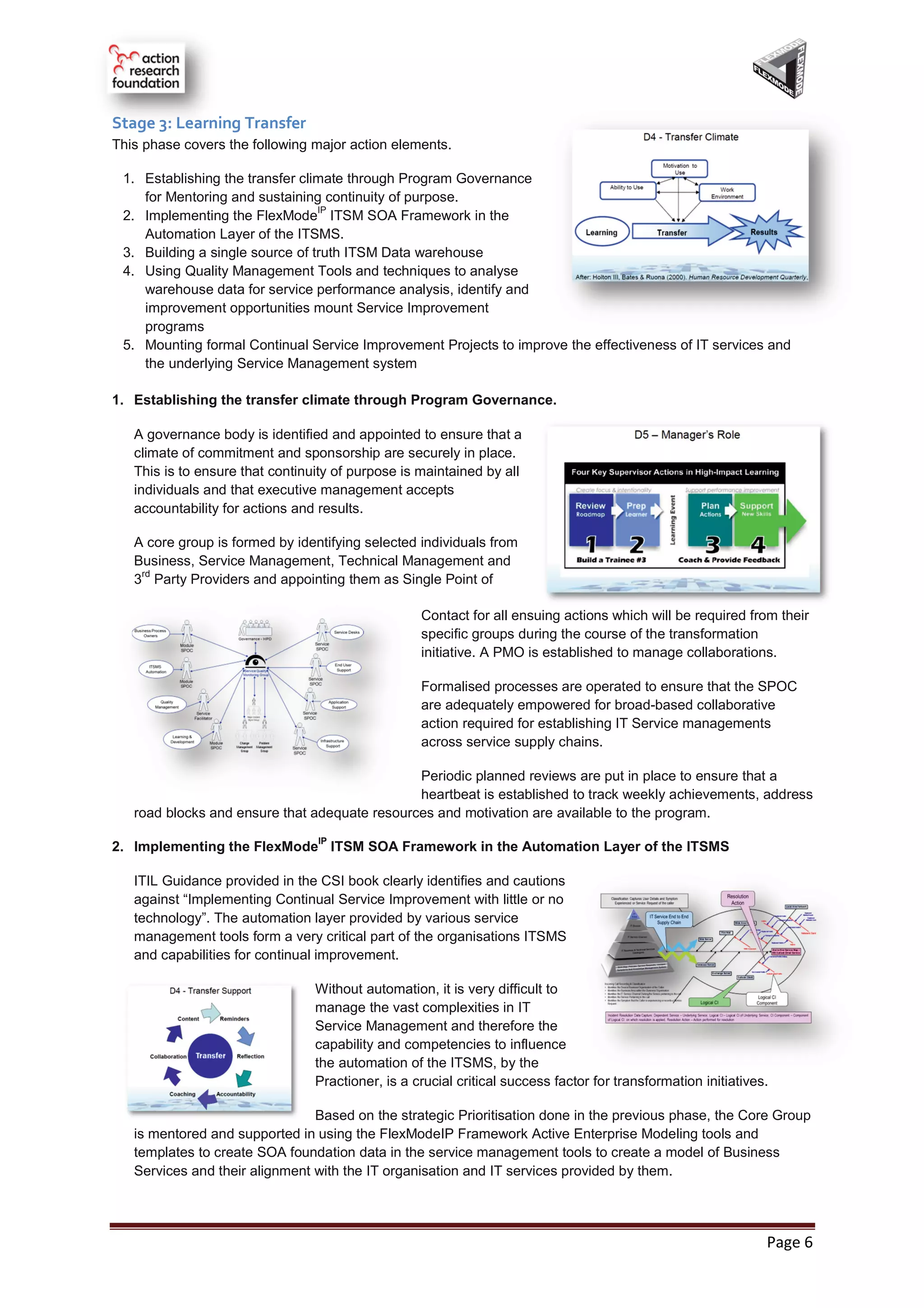 Practical ITSMS Transformation Techniques Competency Building | PDF