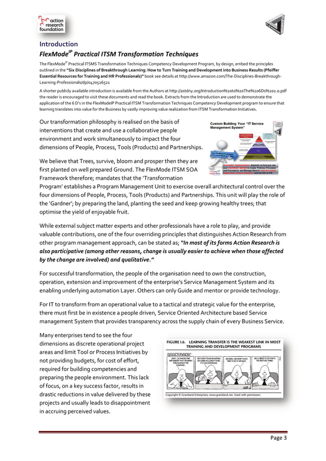 Practical ITSMS Transformation Techniques Competency Building | PDF