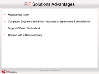 PIT Solutions - An IT services provider with operations in Switzerland ...