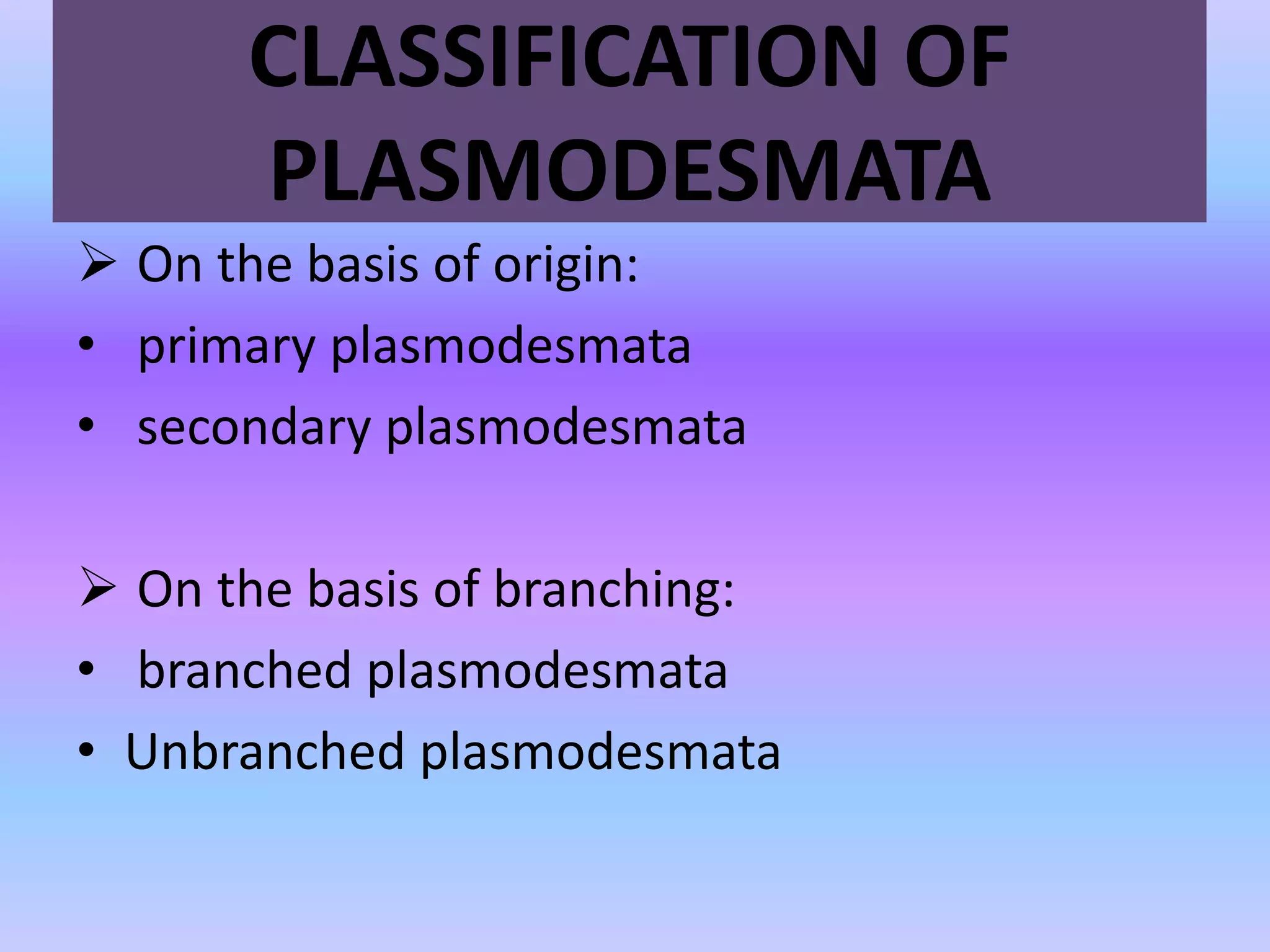 Pits & plasmodesmata | PPTX