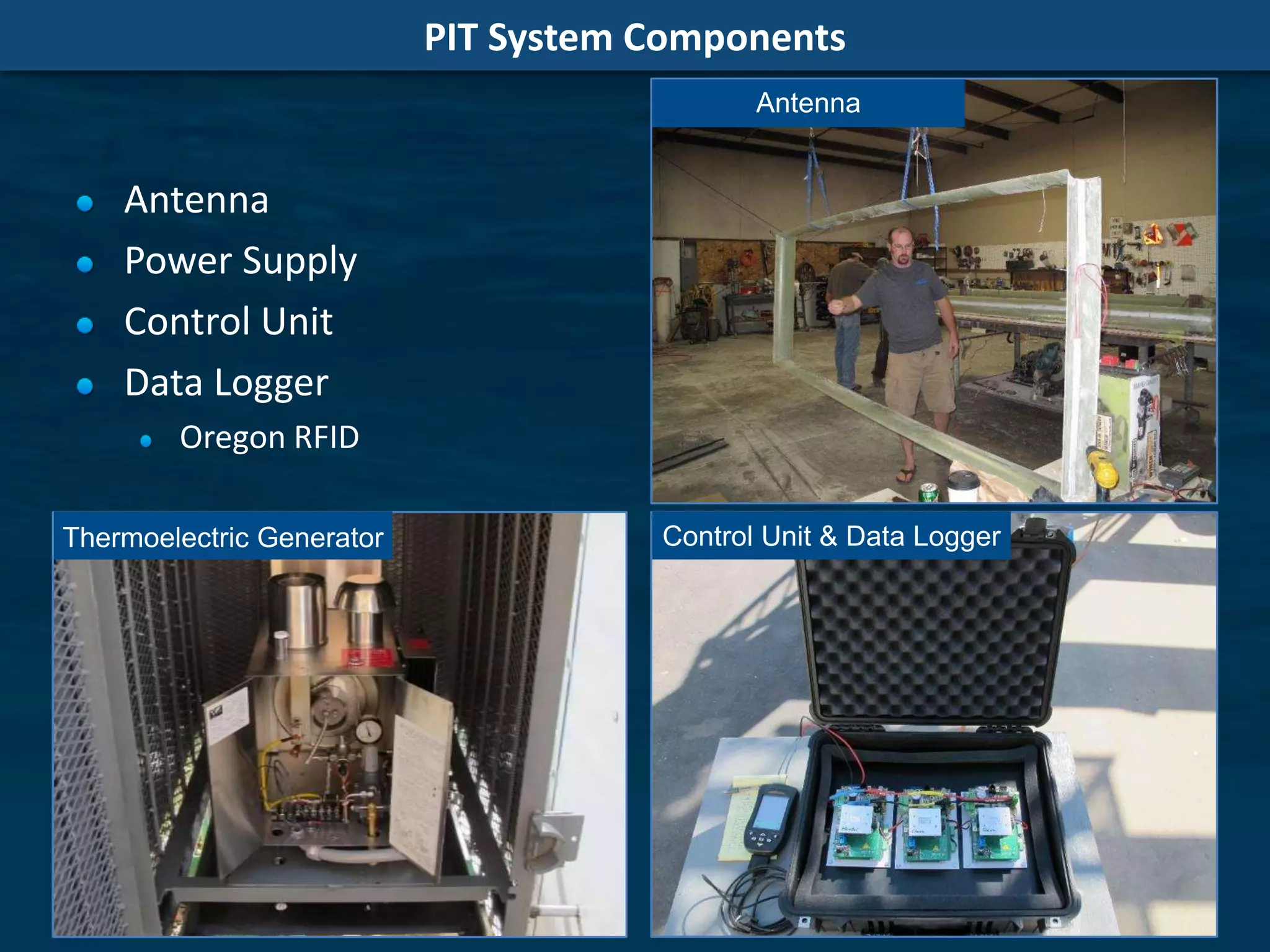 Use of large half-duplex PIT tag antennas to evaluate entrainment | PPTX